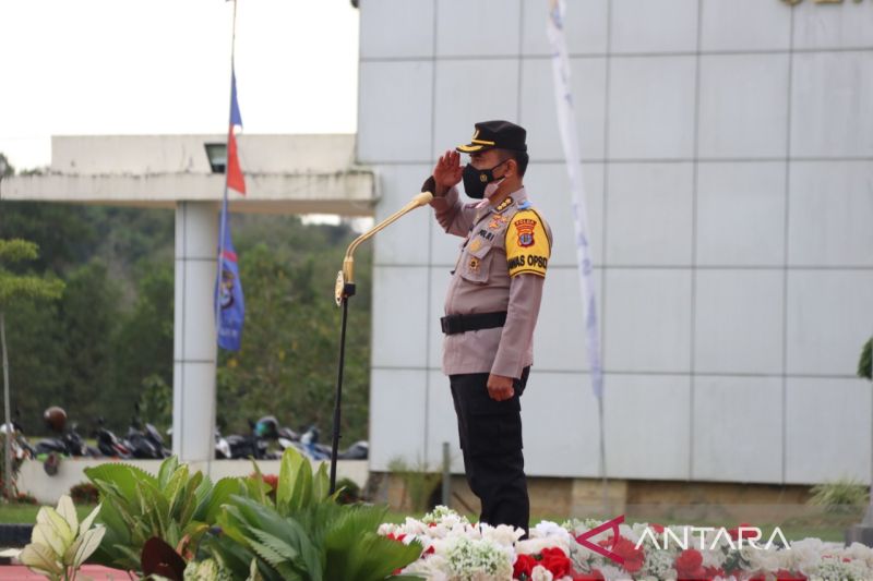 Polda Kaltara gelar pasukan operasi Keselamatan Kayan 2022 - ANTARA News Kaltara