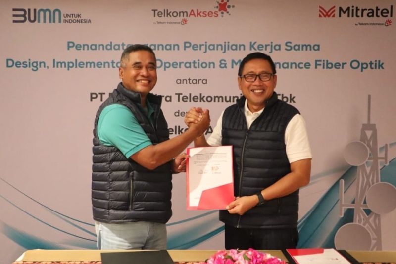 Mitratel kerja sama jaringan fiber optik dengan Telkom Akses - ANTARA News