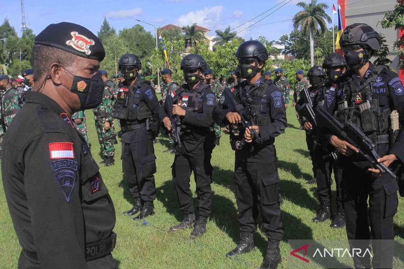 Apel pasukan pengamanan Idul Fitri di berbagai daerah - ANTARA News