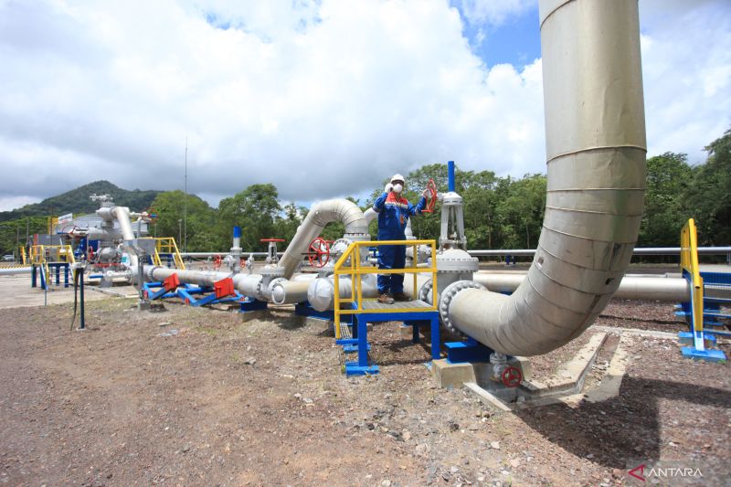 Pertamina optimalisasi uap air panas sumur geothermal untuk produksi ...