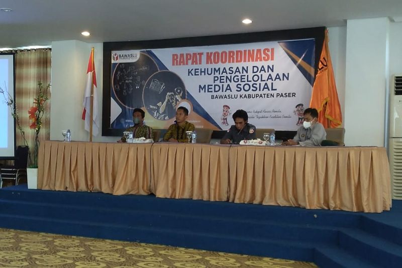 Bawaslu Paser gelar Rakor Kehumasan dan pengelolaan media sosial ...