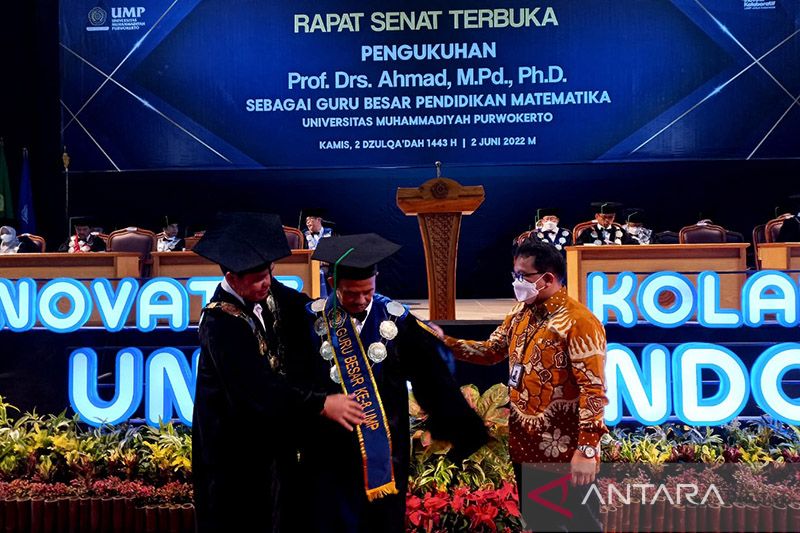 UMP kukuhkan profesor baru bidang pendidikan matematika - ANTARA News