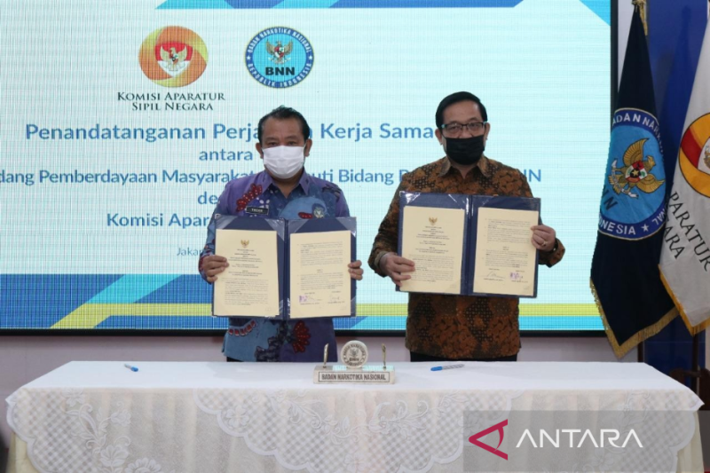 KASN dan BNN cegah penyalahgunaan narkoba di kalangan ASN - ANTARA News
