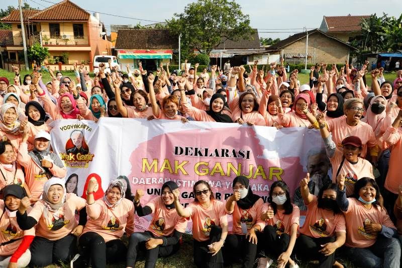 Emak-emak di DIY dukung Ganjar maju Pilpres 2024 - ANTARA News Yogyakarta - Berita Terkini ...