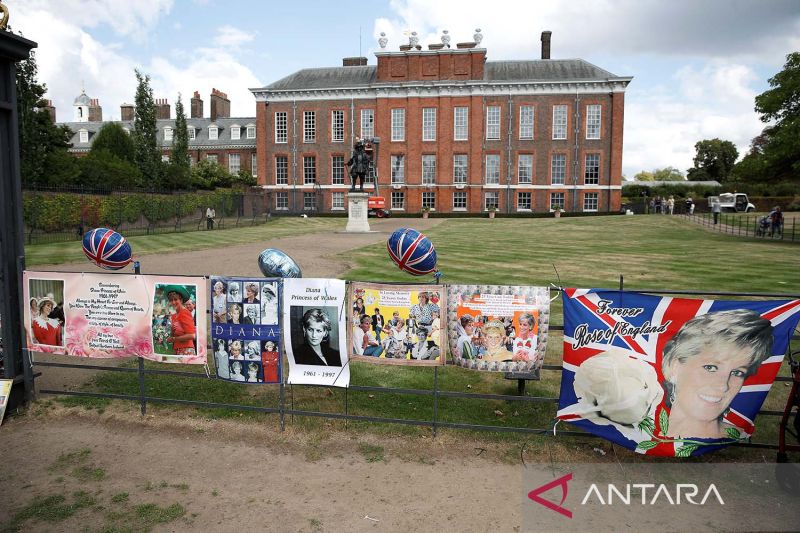 Peringatan 25 tahun kematian Putri Diana di Istana Kensington - ANTARA News Peringatan 25 tahun kematian Putri Diana di Istana Kensington - ANTARA News