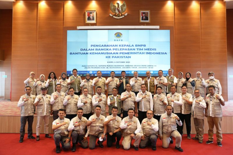 BNPB: Tim kesehatan untuk Pakistan terbesar yang dikirim Indonesia ...