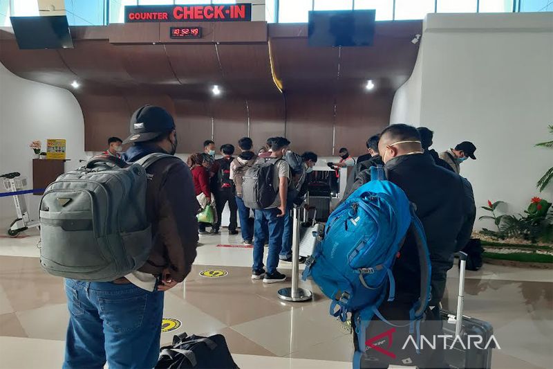Penumpang di Bandara Haji Muhammad Sidik Muara Teweh capai 2.000 orang ...