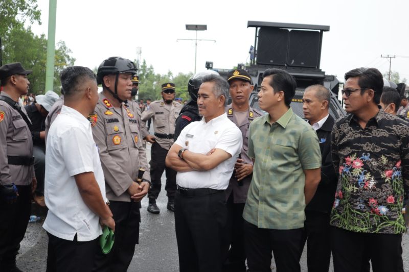 Pengamanan secara humanis, unjuk rasa petani tambak dan mahasiswa Tarakan berjalan kondusif ...