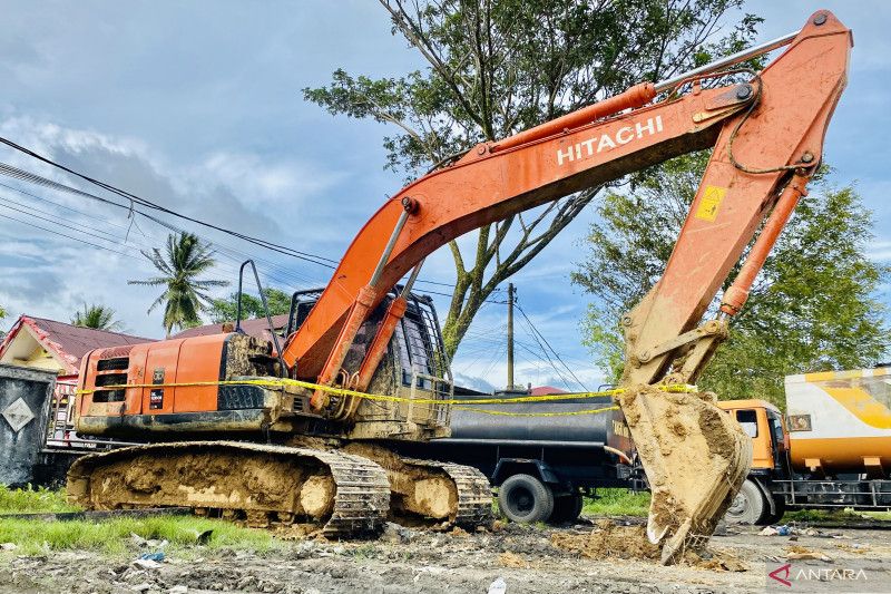 Polisi menangkap lima terduga penambang emas ilegal di Aceh Barat - ANTARA News