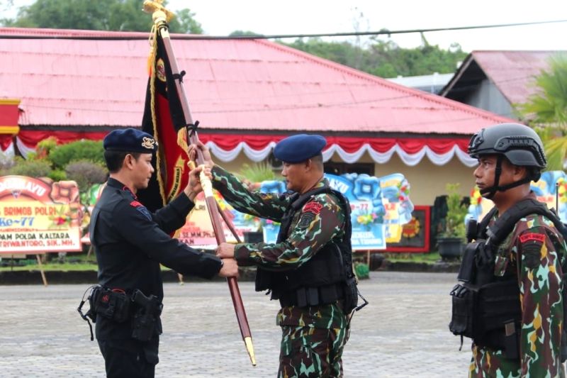 Kapolda kukuhkan pembentukan Batalyon B Pelopor Satbrimob Polda Kaltara - ANTARA News Kaltara