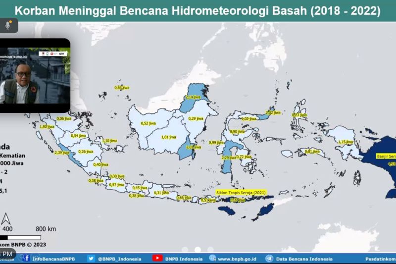 Bnpb Korban Bencana Hidrometeorologi Bertambah Empat Tahun Terakhir