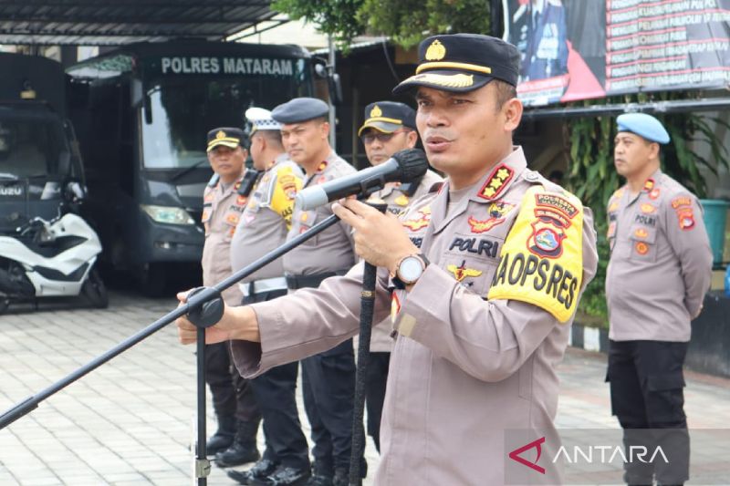 Kapolresta Mataram kerahkan personel untuk amankan lokasi menginap ...