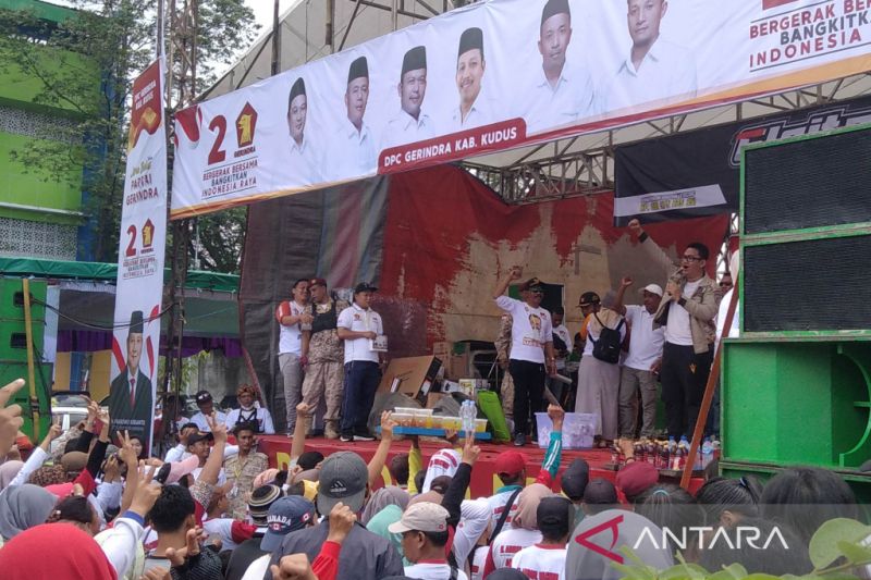 Partai Gerindra Kudus Perkenalkan Prabowo Sebagai Capres 2024 Antara News