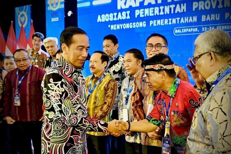 Buka Rakernas APPSI 2023, Presiden minta gubernur dorong belanja ...