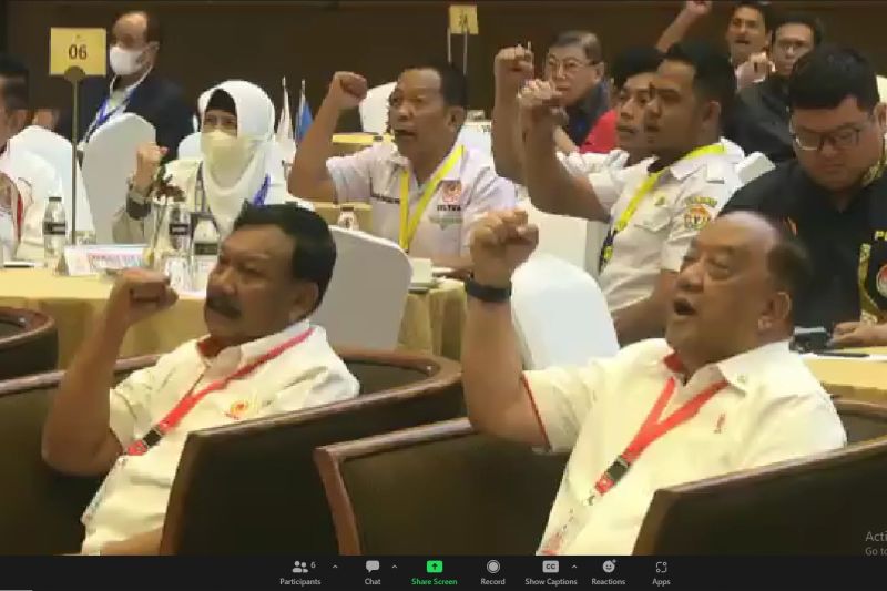 Menpora Amali pamit undur diri dari jabatan saat Rakernas KONI - ANTARA ...