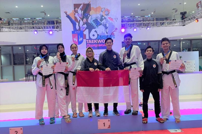 Indonesia raih lima emas pada Kejuaraan Taekwondo ASEAN 2023 - ANTARA News