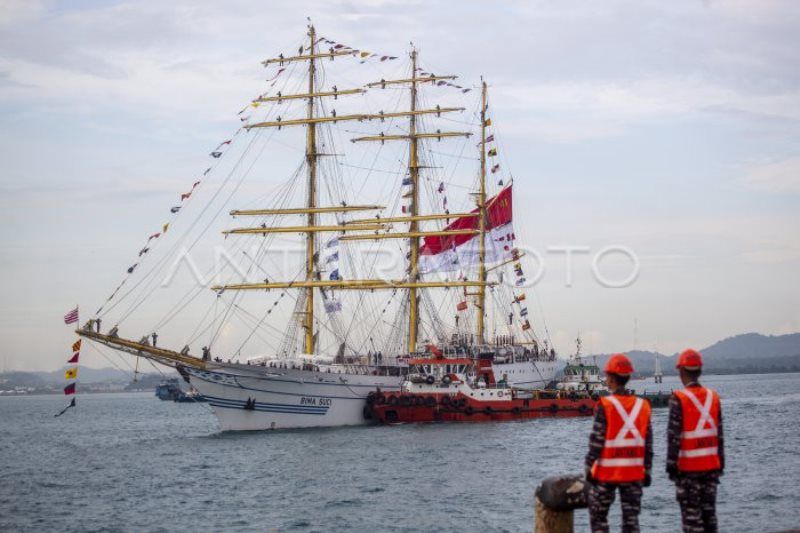KRI Bima Suci Asean Cadet Sail - ANTARA Sumbar