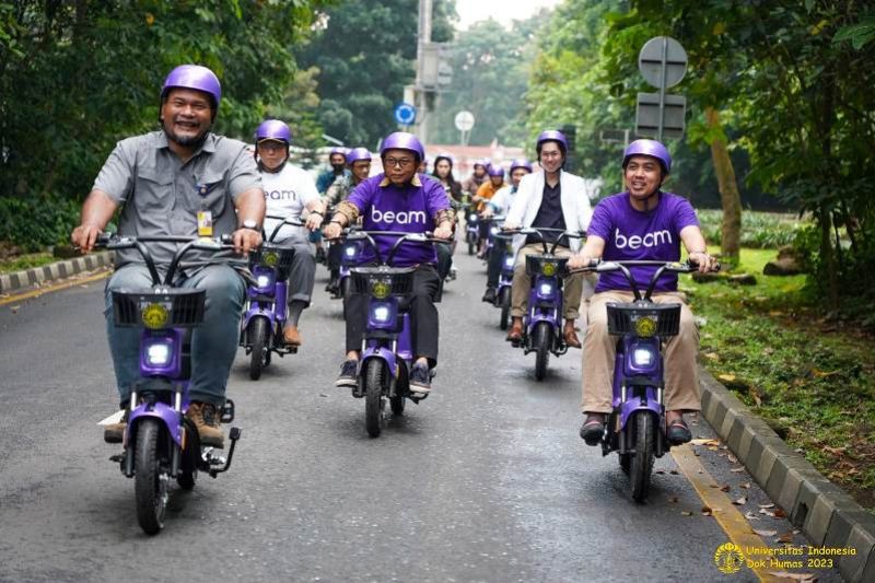 UI--Beam mobility operasikan sepeda listrik - ANTARA News