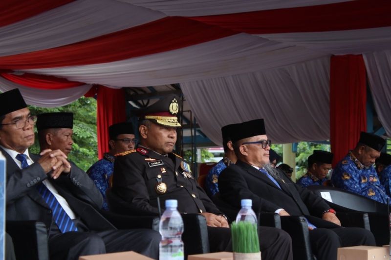 Suasana peringatan Hari Lahir Pancasila, Wakapolda Polda turut hadir - ANTARA News Kaltara