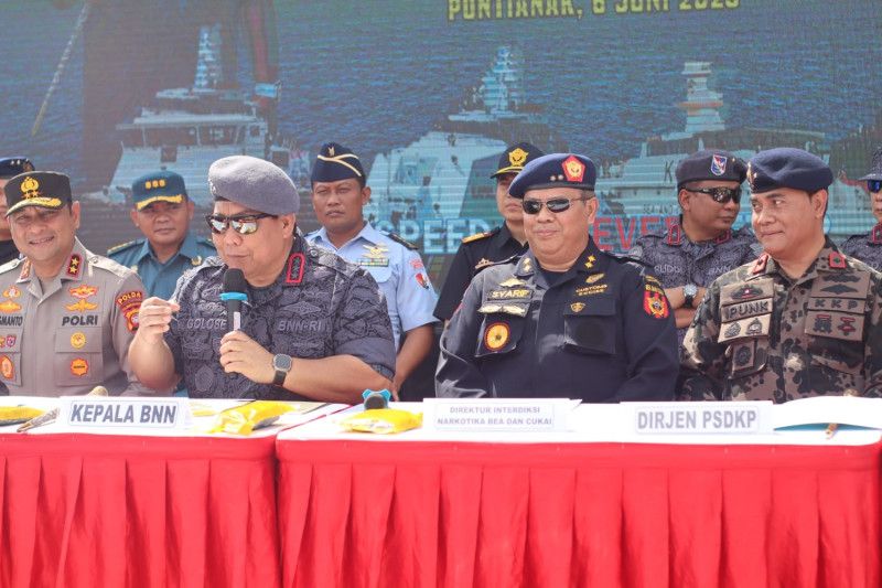 Operasi Laut Interdiksi Terpadu 2023 Gagalkan Peredaran 130,97 Kilogram ...