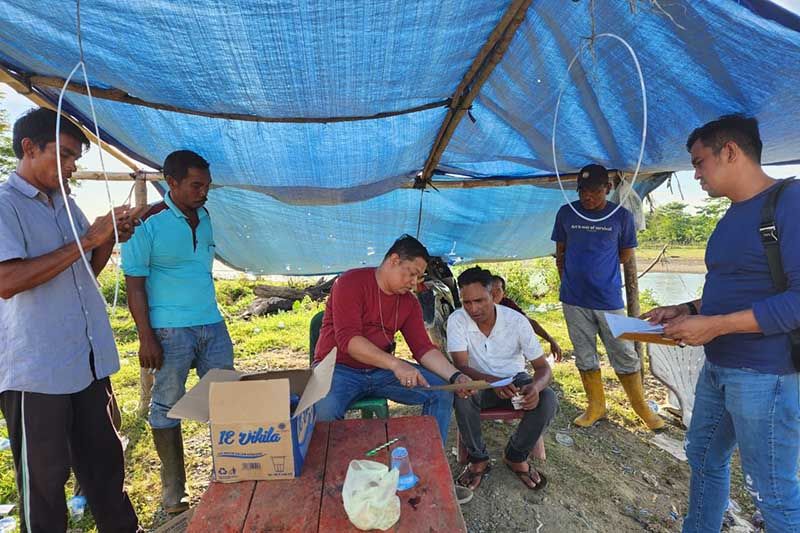 Polda Aceh hentikan aktivitas tambang galian C ilegal Krueng Meureubo - ANTARA News Aceh