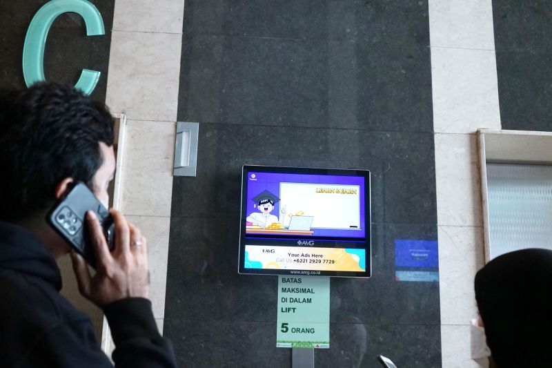 AMG luncurkan pDOOH di ribuan layar gedung kantor Jakarta - ANTARA News