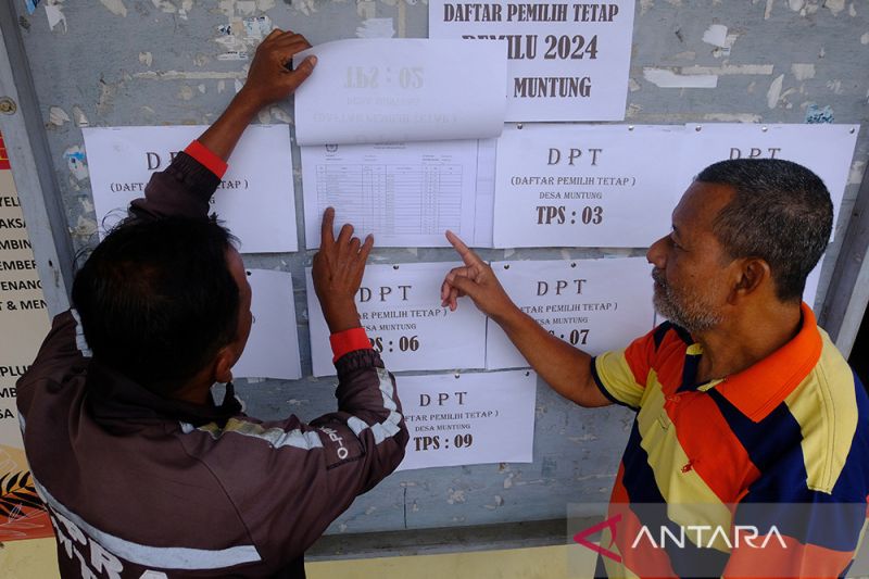 Daftar pemilih tetap Pemilu 2014 - ANTARA News