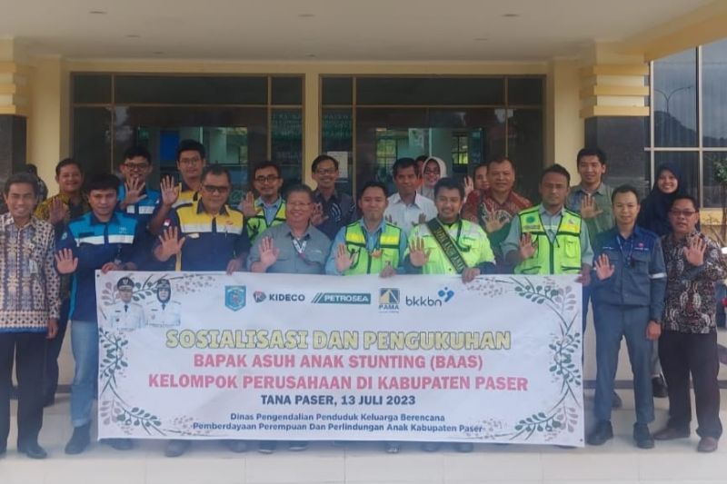 Kideco dikukuhkan jadi bapak asuh anak stunting - ANTARA News Kalimantan Timur