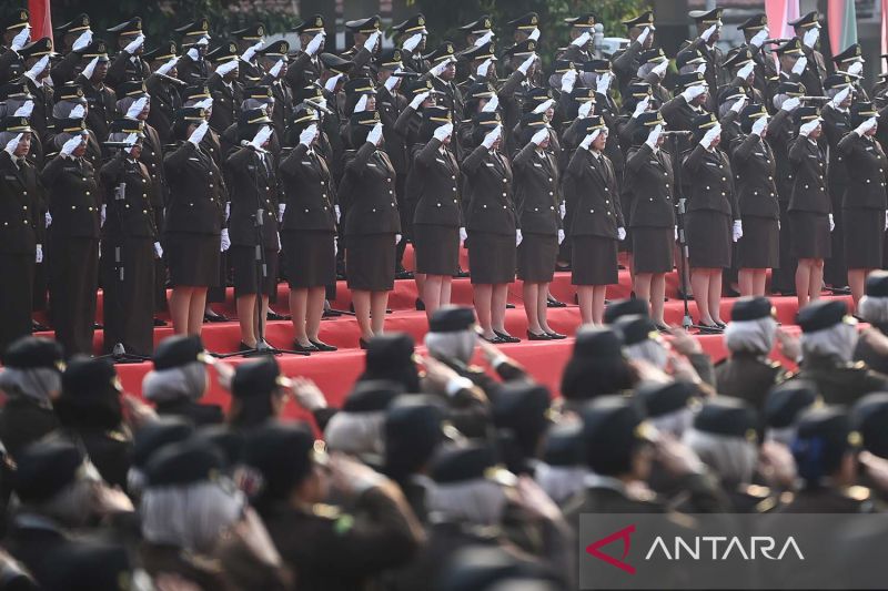 Presiden Joko Widodo pimpin upacara Hari Bhakti Adhyaksa ke-63 di ...