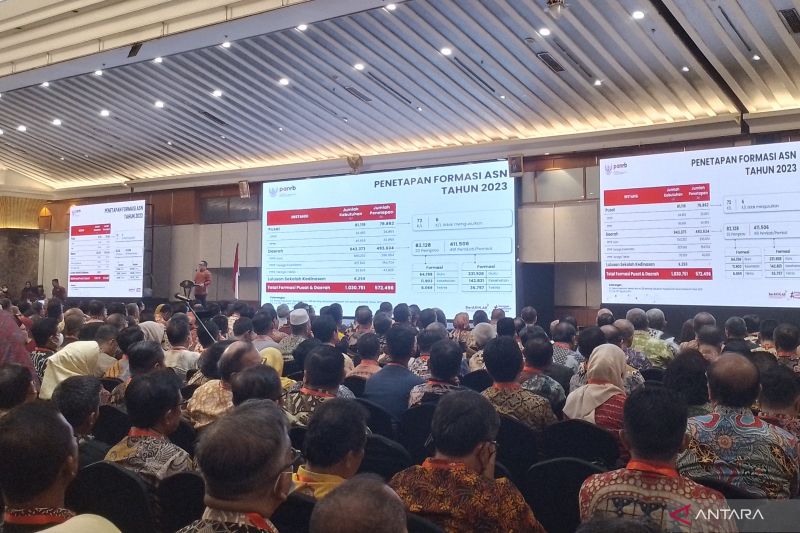 Kemenpan RB tetapkan 572.496 formasi ASN tahun 2023 - ANTARA News