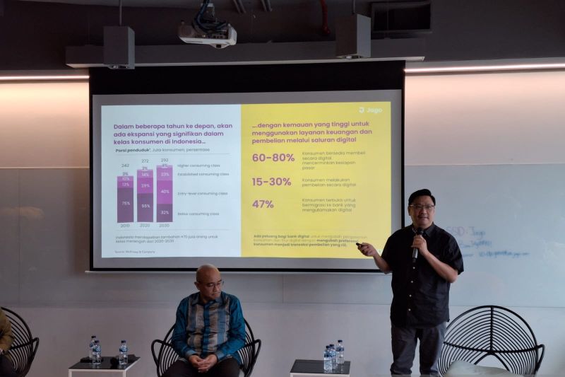 Bank Jago: Akuisisi nasabah jadi tantangan utama perbankan digital ... Bank Jago: Akuisisi nasabah jadi tantangan utama perbankan digital ...
