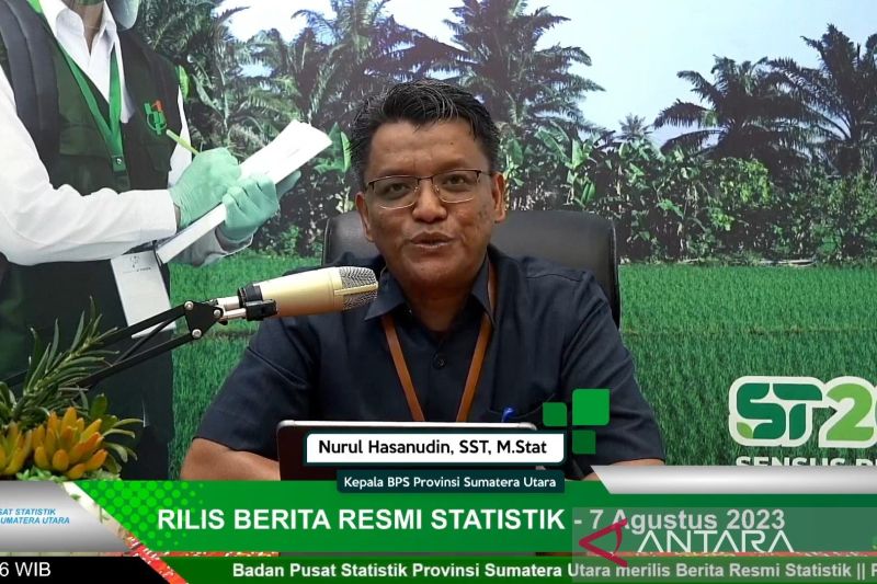 BPS: Ekonomi Sumut tumbuh 5,19 persen pada triwulan kedua 2023 - ANTARA ...