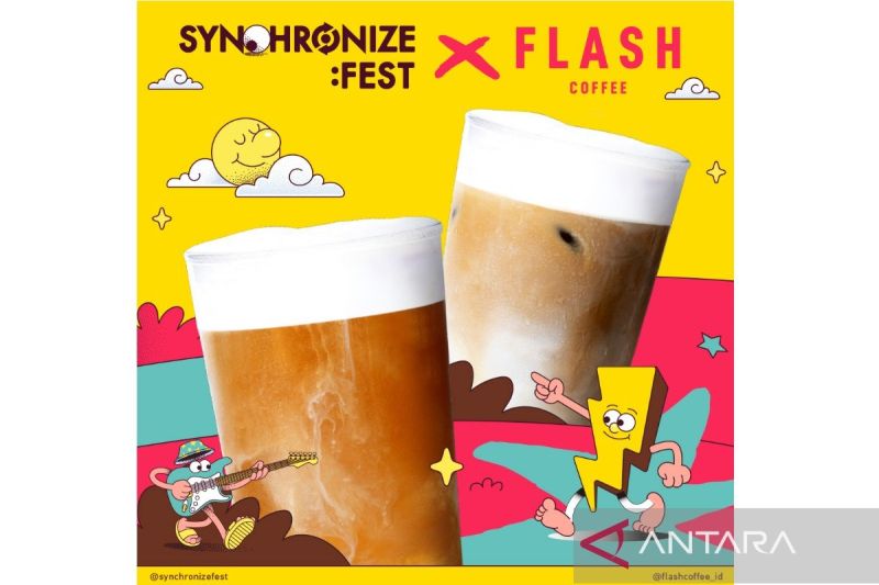 Synchronize Fest gandeng Flash Coffee buat kopi susu - ANTARA News