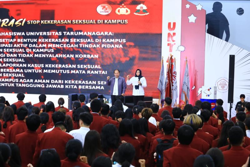 Polwan beri edukasi cegah kekerasan seksual di kampus - ANTARA News
