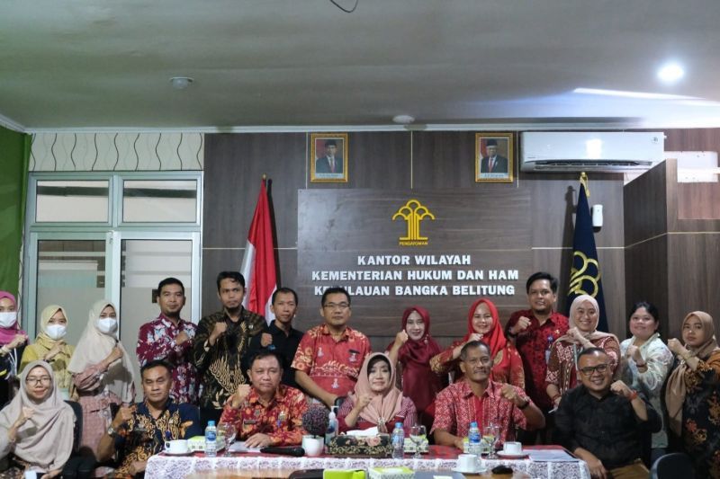 Kemenkumham Babel telah harmonisasikan 32 Raperda hingga Agustus 2023 - ANTARA News Bangka Belitung