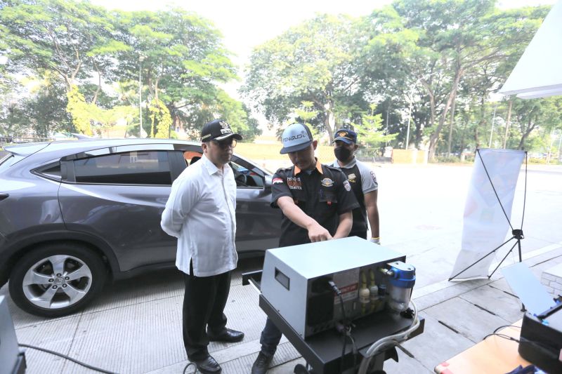 Tekan Polusi Pemkot Tangerang Gelar Uji Emisi Di Tiga Lokasi Jalan