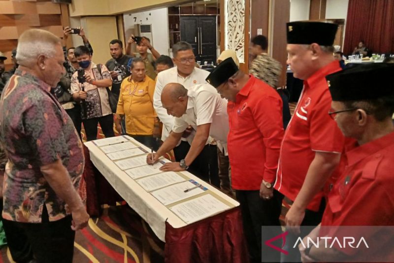 Papua Barat Salurkan Bantuan Keuangan Rp2 66 Miliar Untuk 11 Parpol
