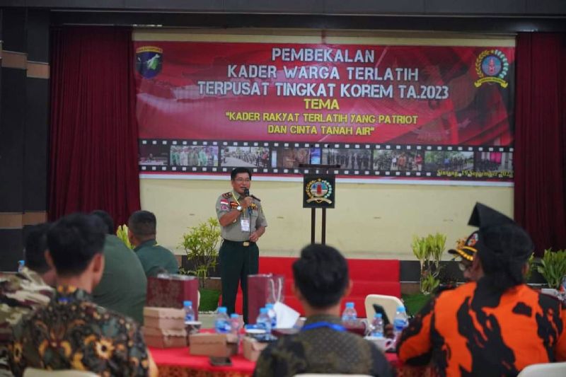 Korem 121/ABW latih 500 orang sikap dan mental bela negara - ANTARA News