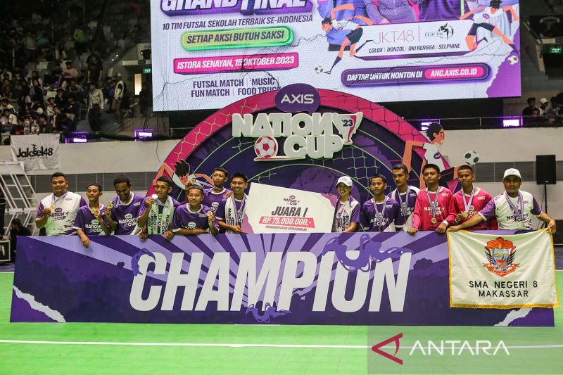 Juara turnamen futsal Axis Nation Cup 2023 - ANTARA News