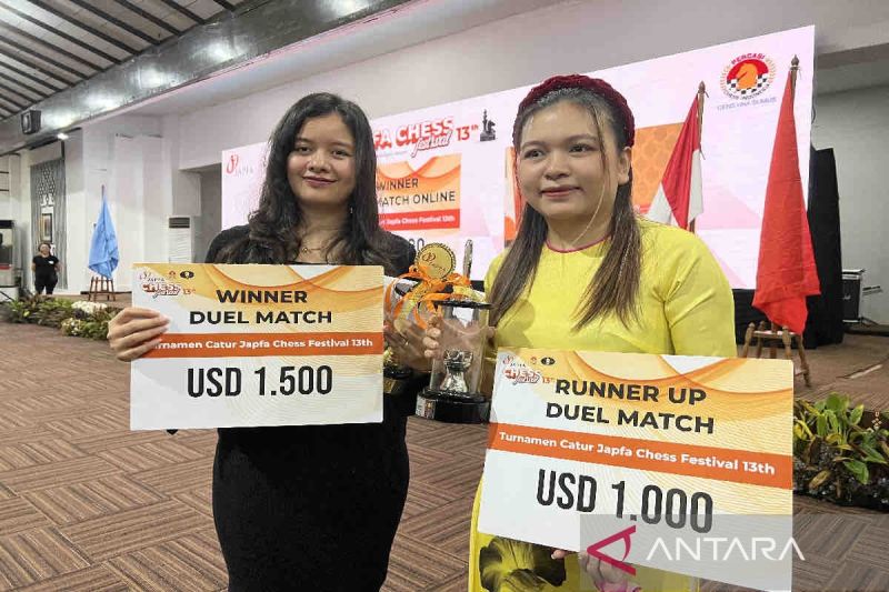 Dewi Citra juara dwitarung JAPFA Chess Festival ke-13 - ANTARA News