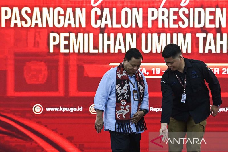 Pasangan Prabowo-Gibran mendaftar pilpres 2024 di KPU - ANTARA News