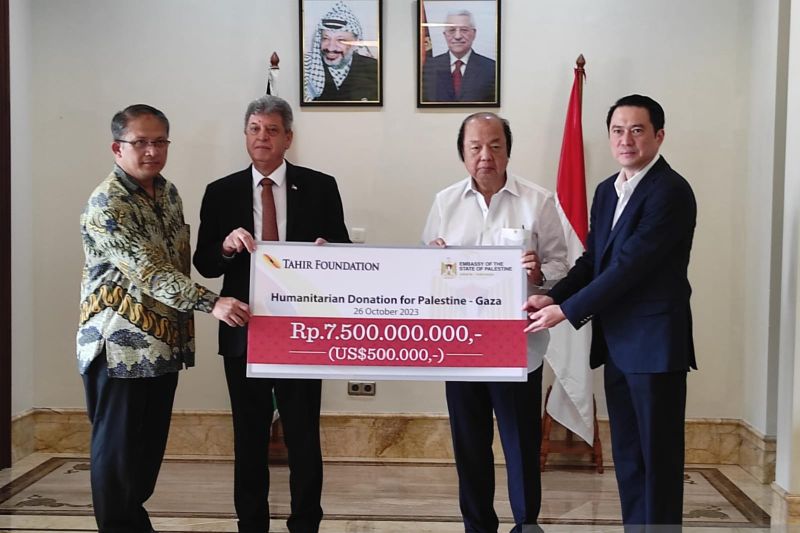 Kemlu: Donasi Tahir Foundation ke Gaza dukungan konkret masyarakat RI ...