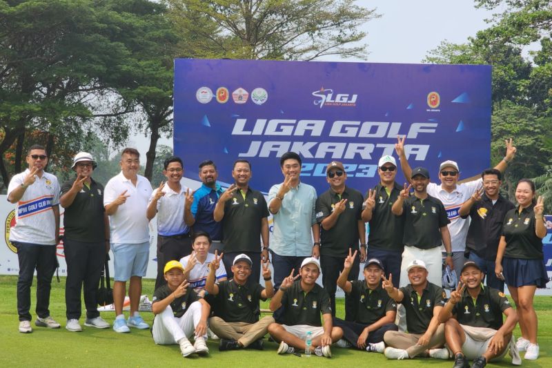 HIPMI raih juara kedua pertandingan Liga Golf Jakarta 2023 - ANTARA News