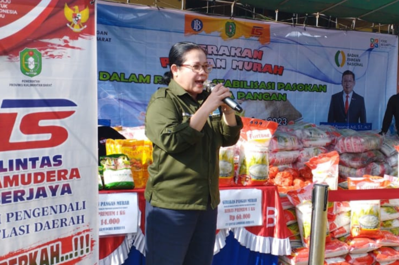 Gerakan pangan murah di Bengkayang upaya stabilisasi harga sembako ...