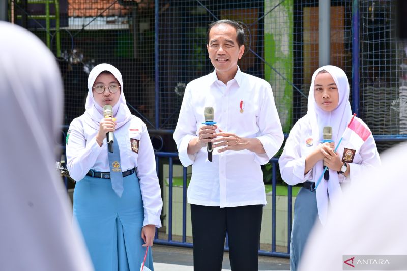 Presiden puji fasilitas pendukung pembelajaran di SMKN 3 Malang ...