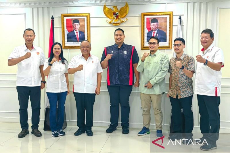 Ketum KONI Pusat sampaikan perkembangan PON 2024 kepada Menpora Dito - ANTARA News