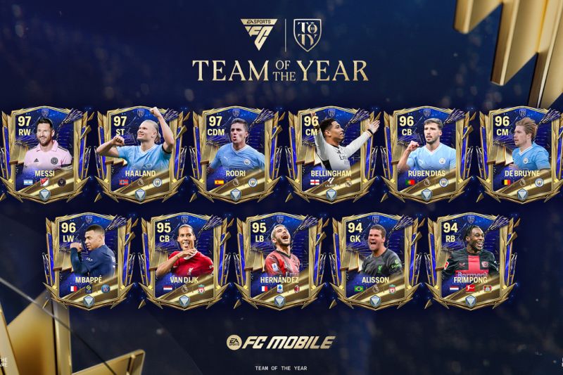 Ea Sports Fc Mobile Umumkan Daftar Pemain Tim Terbaik Tahun Ini