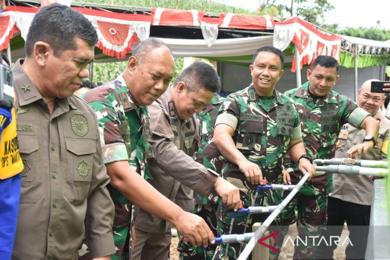 Pangdam Xiii Merdeka Resmikan Program Manunggal Air Di Gorontalo Utara