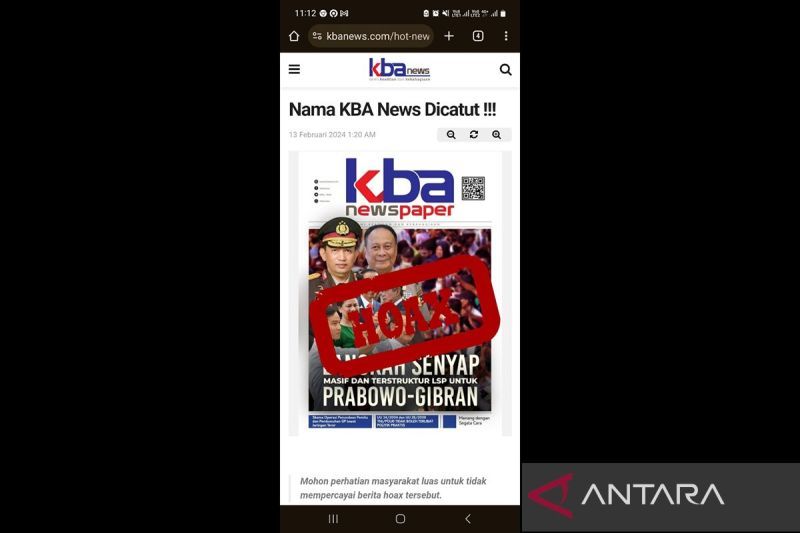 Polri dan KBA News usut pembuat hoaks ketidaknetralan Kapolri - ANTARA News