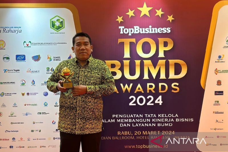 PDAM Tirta Kualo Tanjung Balai kembali raih Top BUMD Award 2024 - ANTARA News Sumatera Utara